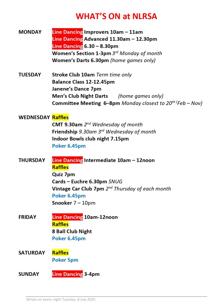 Bands, Live Entertainment, Music| New Lynn RSA